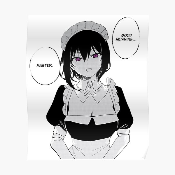 "Lilith Good Morning Master" Poster for Sale by BrokenOtaku | Redbubble