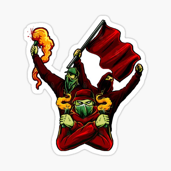 "ULTRAS HOOLIGANS " Sticker for Sale by gritzrayose | Redbubble