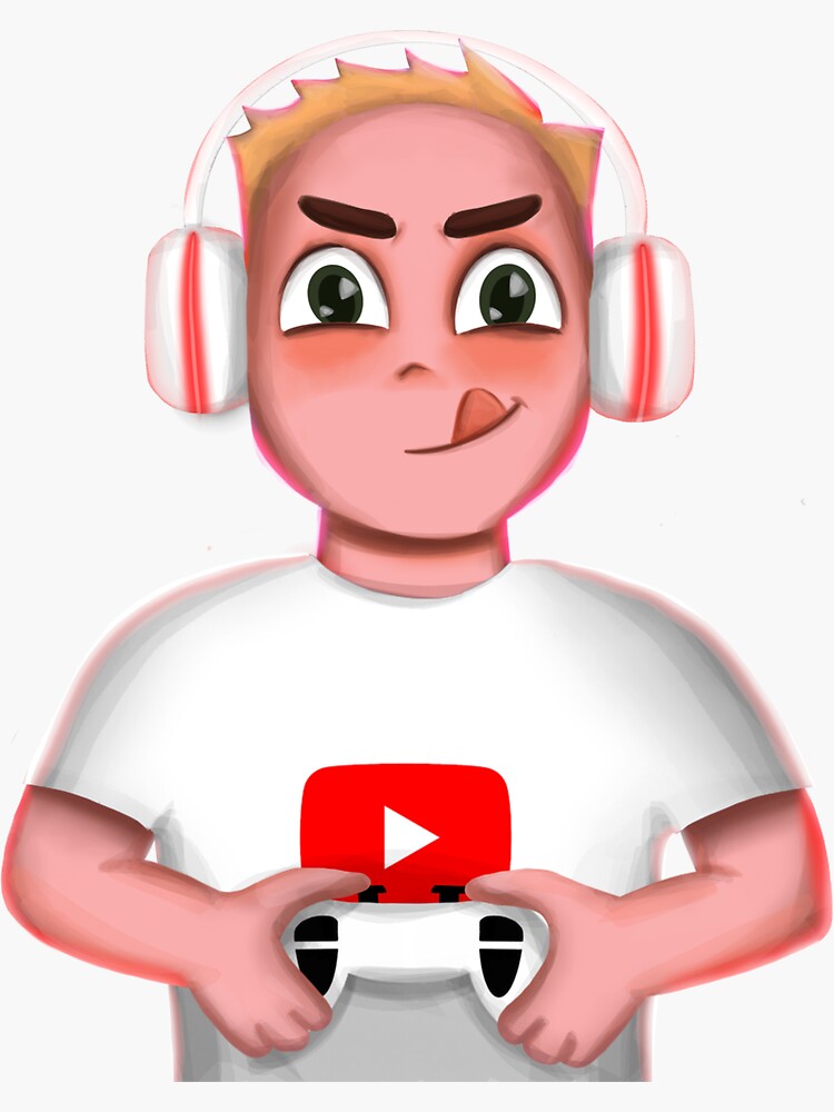 "Youtuber" Sticker for Sale by Teronartor | Redbubble