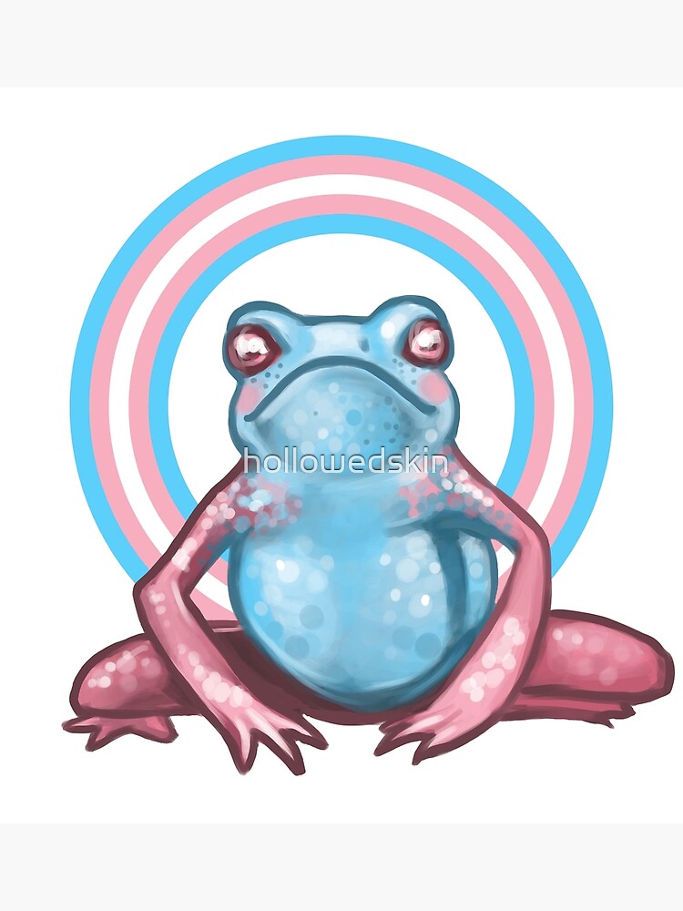 "the Trans Toad of Gender Euphoria" Poster by hollowedskin | Redbubble