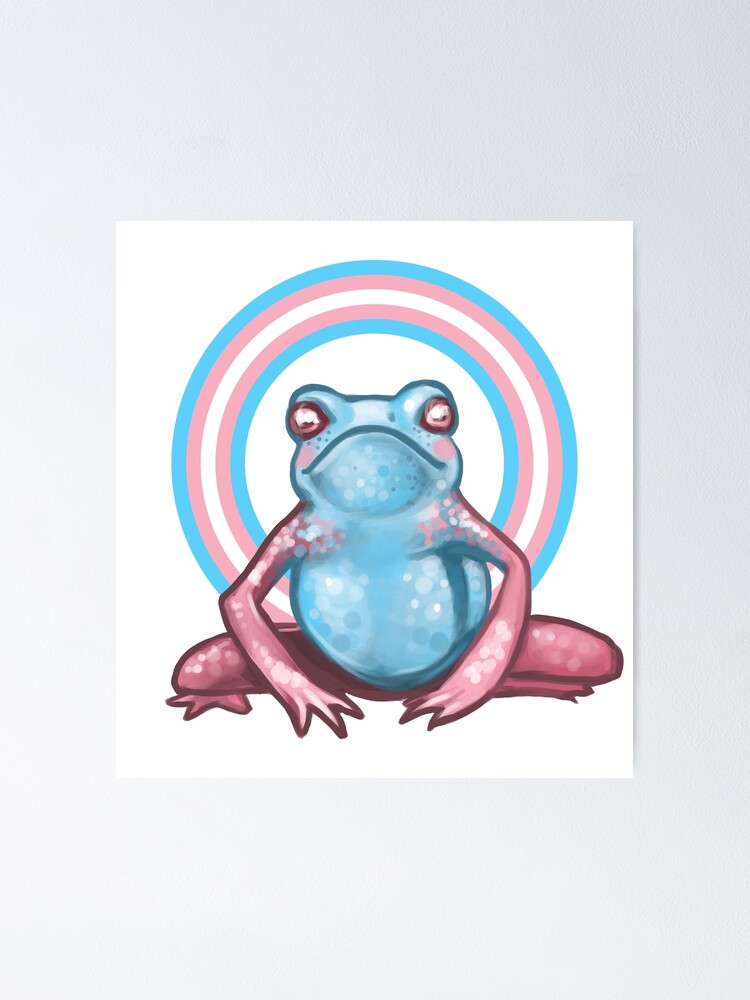"the Trans Toad of Gender Euphoria" Poster by hollowedskin | Redbubble