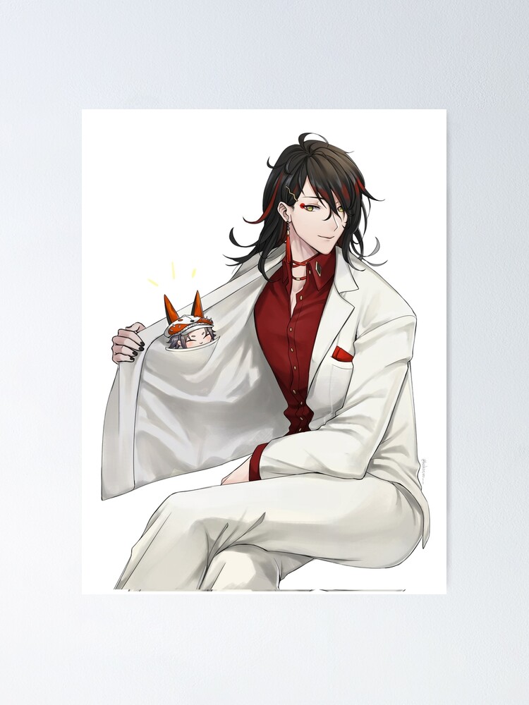 "Vox Akuma and Mysta Rias - Nijisaji EN " Poster for Sale by artwala74 ...