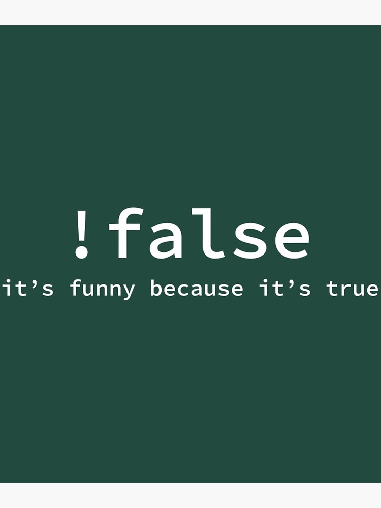 "False Programming Coding For Programmers" Poster for Sale by SonoChan ...