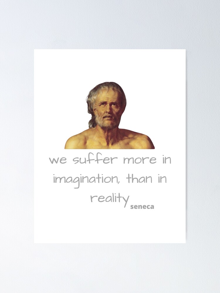 "seneca quote" Poster for Sale by iamstoic2 | Redbubble
