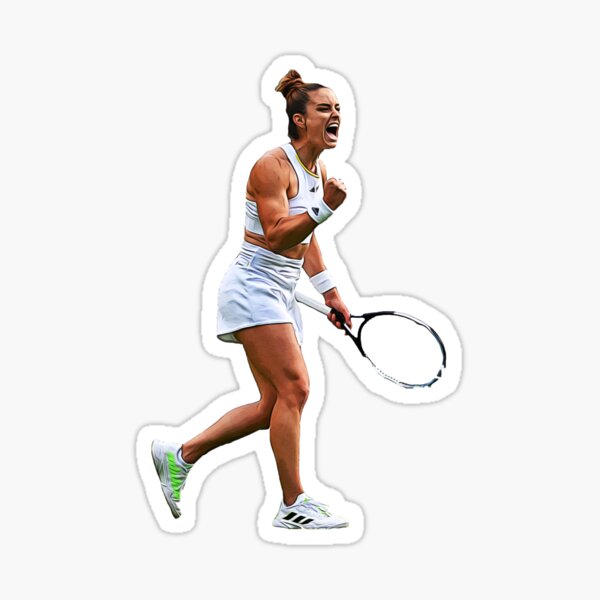 "Maria Sakkari Wimbledon 22" Sticker for Sale by ljns | Redbubble