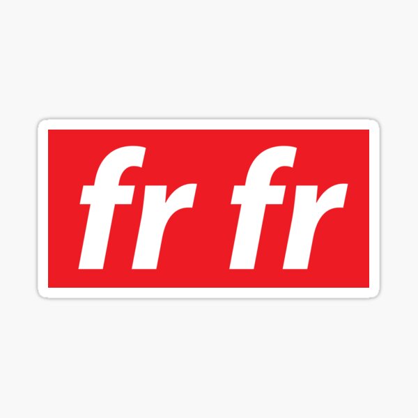 "For Real For Real" Sticker for Sale by TeutonDesigns | Redbubble