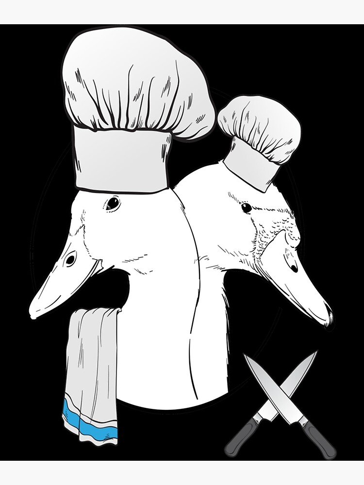 Póster «Meme De Pato, Cuchillo De Pato, No Te Agaches Conmigo, Ganso De ...