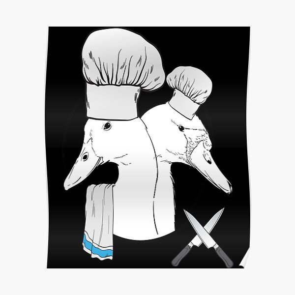 Póster «Meme De Pato, Cuchillo De Pato, No Te Agaches Conmigo, Ganso De ...