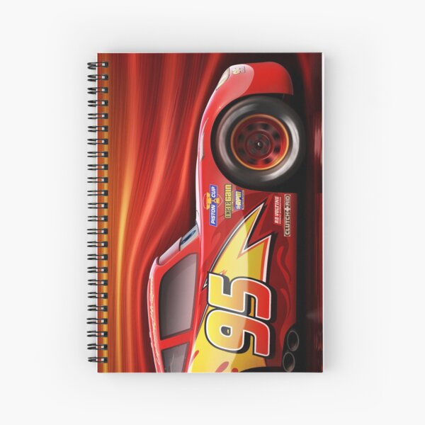Lightning Mcqueen Spiral Notebooks | Redbubble