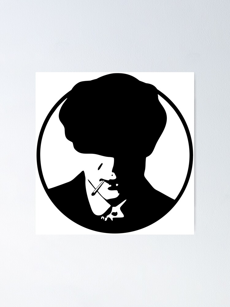 "Thomas Shelby Silhouette" Poster for Sale by JLunaDesign | Redbubble