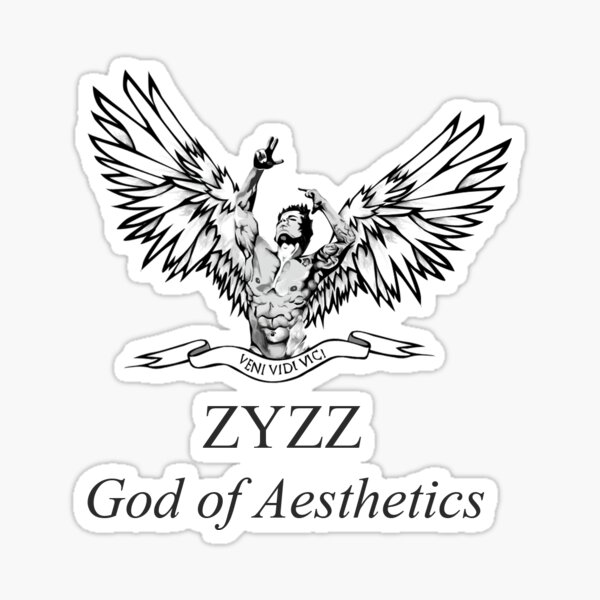 "ZYZZ God of Aesthetics" Sticker for Sale by ZyzzShop | Redbubble
