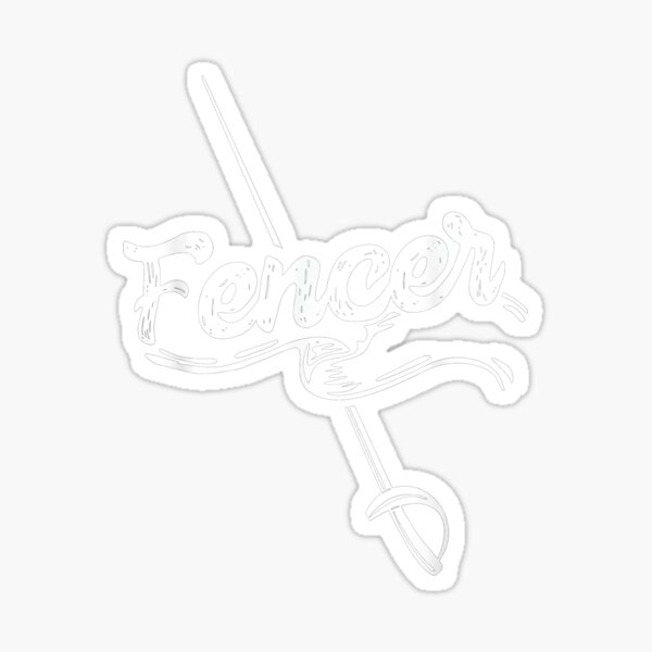 "Fencer Epee Fencers Fencing Sport " Sticker for Sale by bertionk ...