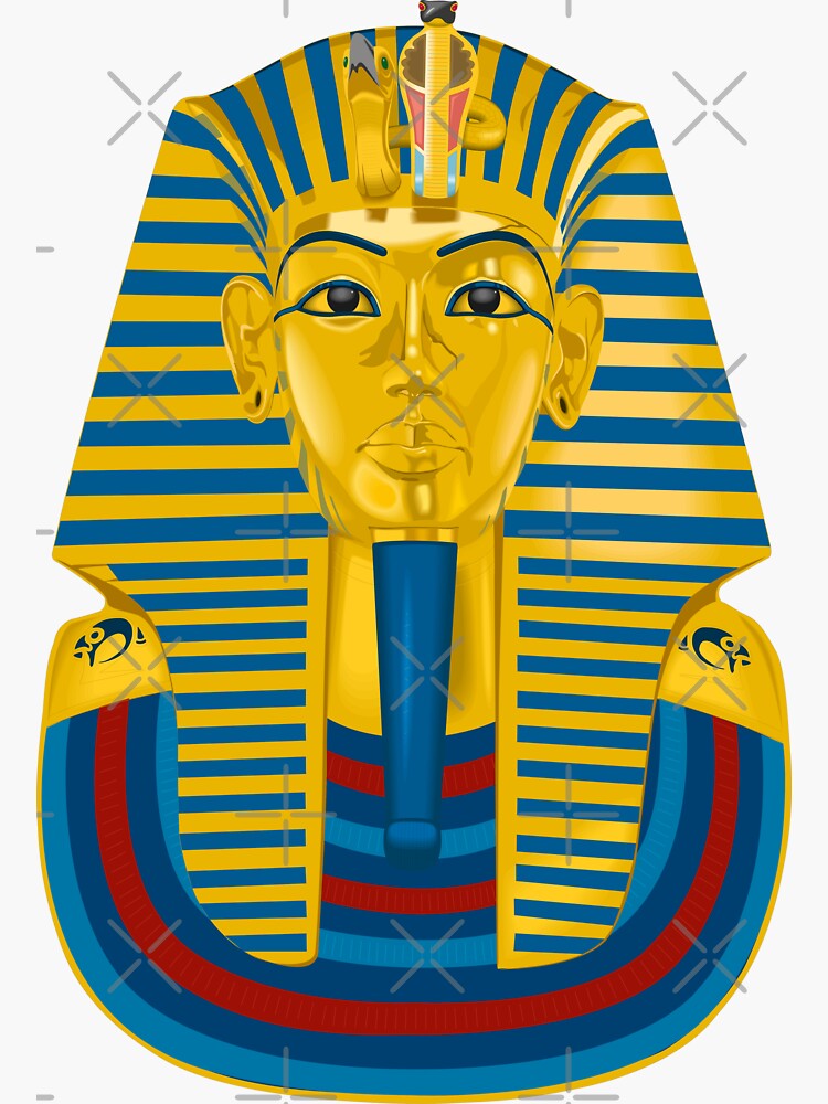 "Tutankhamun" Sticker for Sale by AmaniHamdi | Redbubble