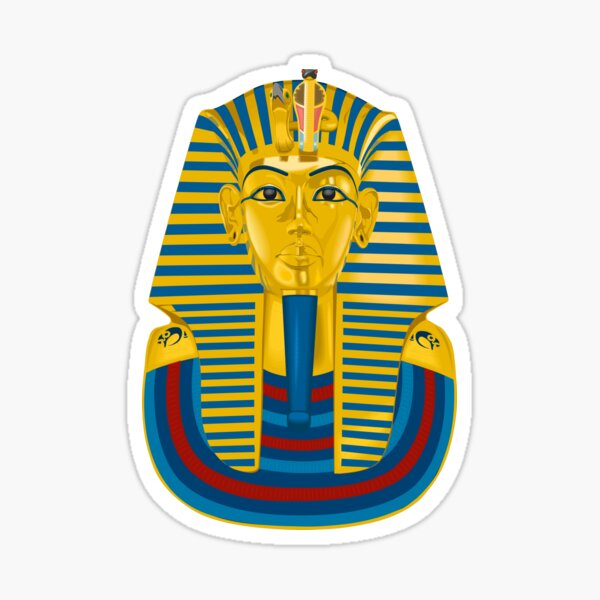 "Tutankhamun" Sticker for Sale by AmaniHamdi | Redbubble