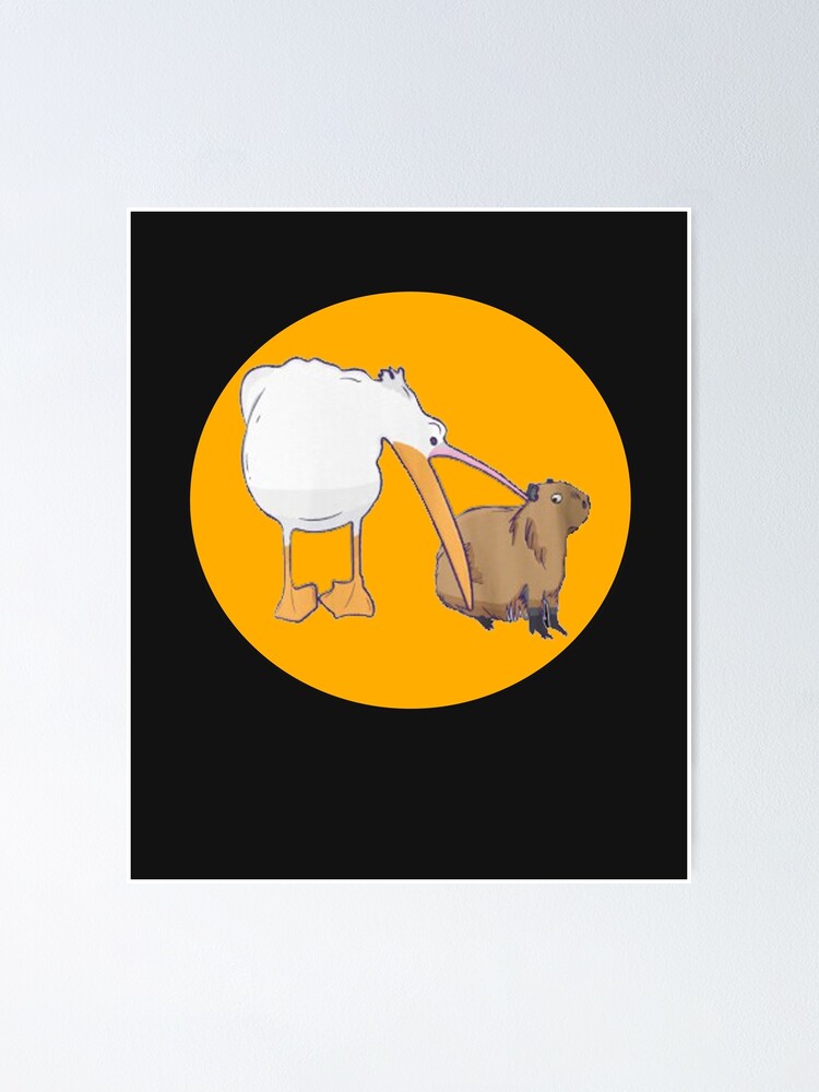"Pelican Tries to Eat Capybara Funny Cute Meme Long - Eating capybara ...