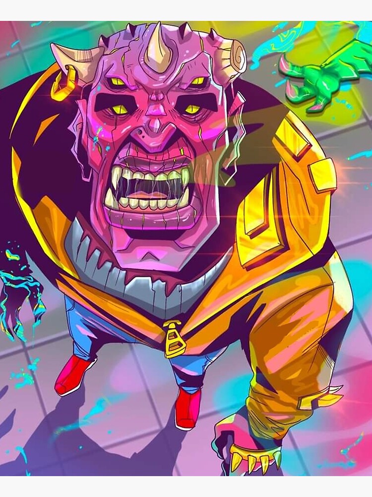 "ANGRY, SCARY VILLAIN COMIC ART ILLUSTRATION" Poster for Sale by Preshify | Redbubble