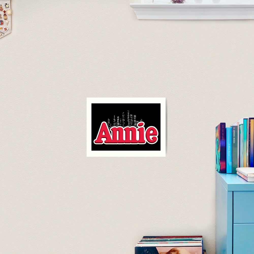 "Annie Musical Logo 59 Simple Vintage" Poster for Sale by readertmc ...