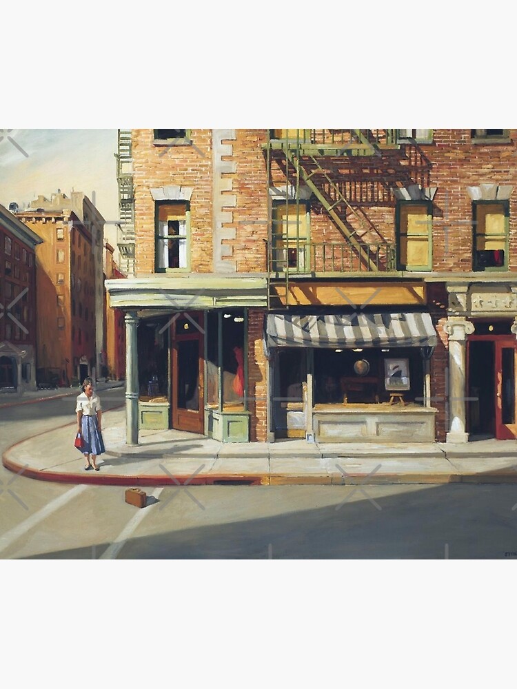 "Paris street art of Edward hopper classic poster" Poster for Sale by ...
