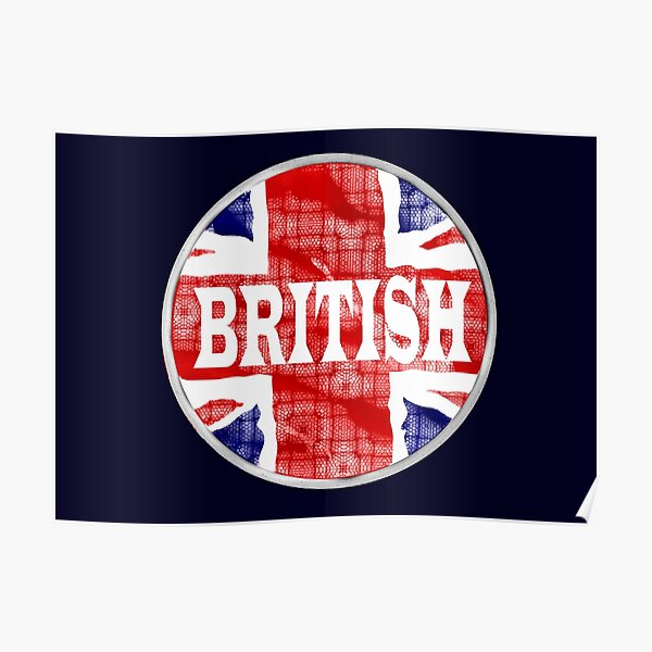 "British Union Jack Punk Retro Flag" Poster for Sale by PlanetMonkey ...