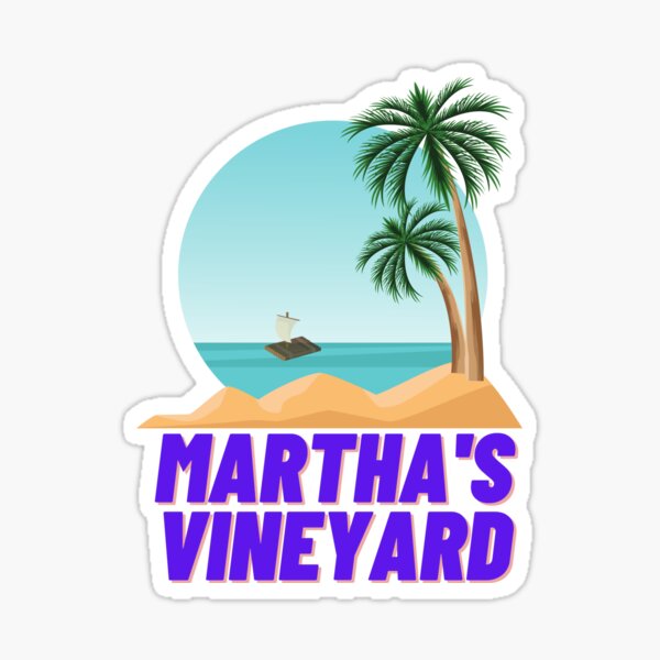 "Martha's Vineyard" Sticker for Sale by amakrane | Redbubble