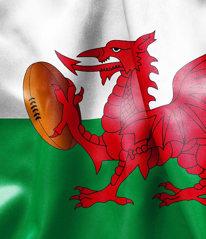 "Welsh Dragon Rugby Ball Flag" Mini Skirts by MarkUK97 | Redbubble