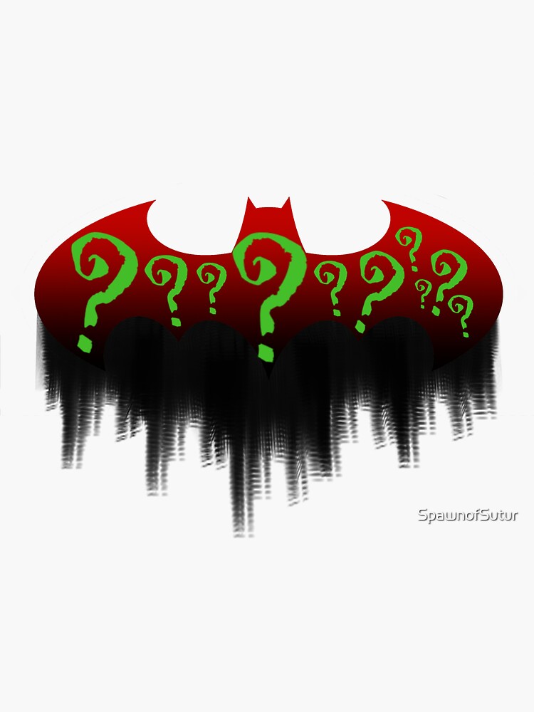"Question bat" Sticker for Sale by SpawnofSutur | Redbubble