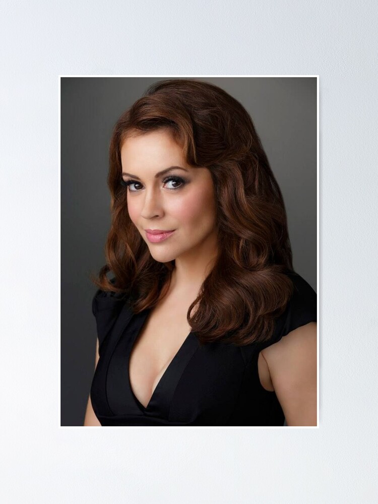 "Alyssa Milano - Poster" Poster for Sale by Norahdw | Redbubble