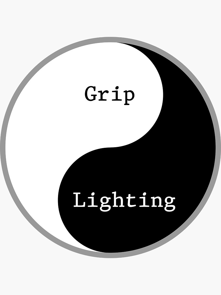 "Grip and Lighting make the world visible." Sticker for Sale by ...