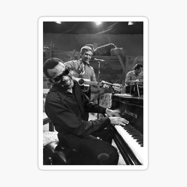 "Ray Charles" Sticker for Sale by voiceandvision | Redbubble