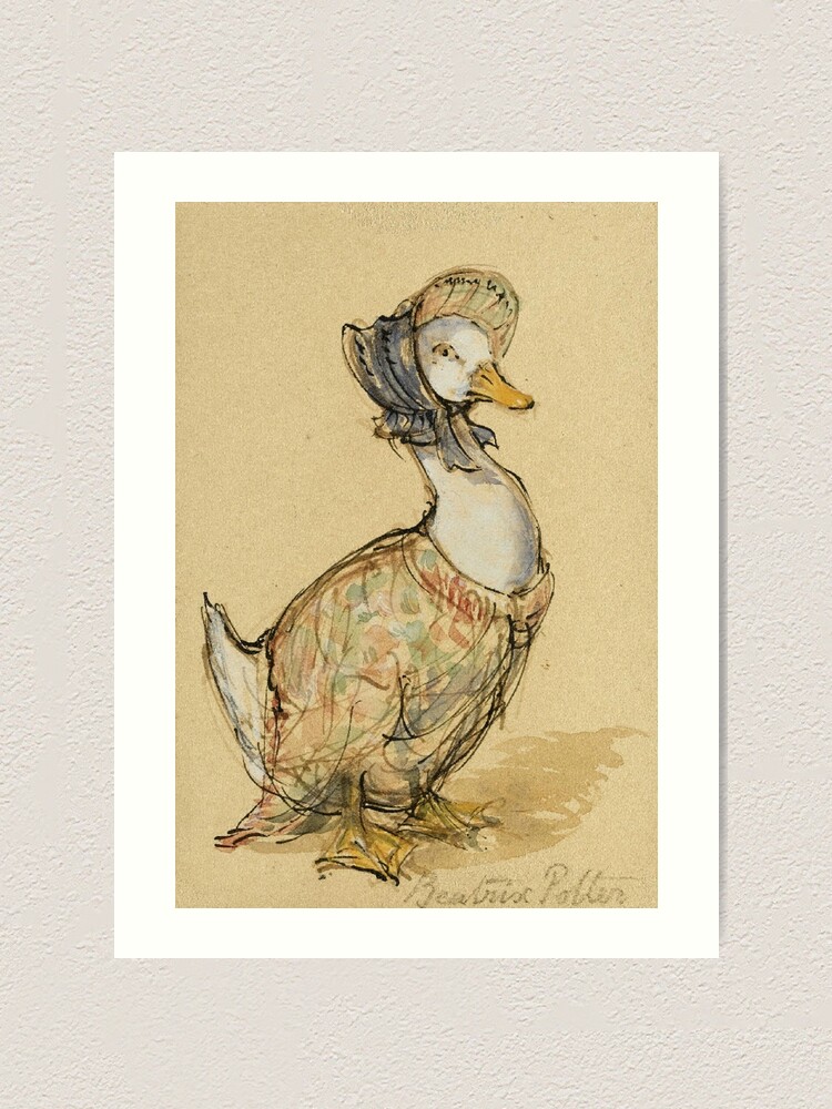 The Tale Of Jemima Puddle Duck 1908 Beatrix Potter Art Print For Sale By Psychesansamour