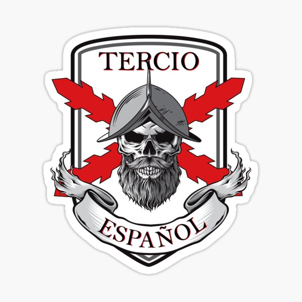 "Burgundy cross. Spanish Tercio" Sticker for Sale by camikaze-es ...