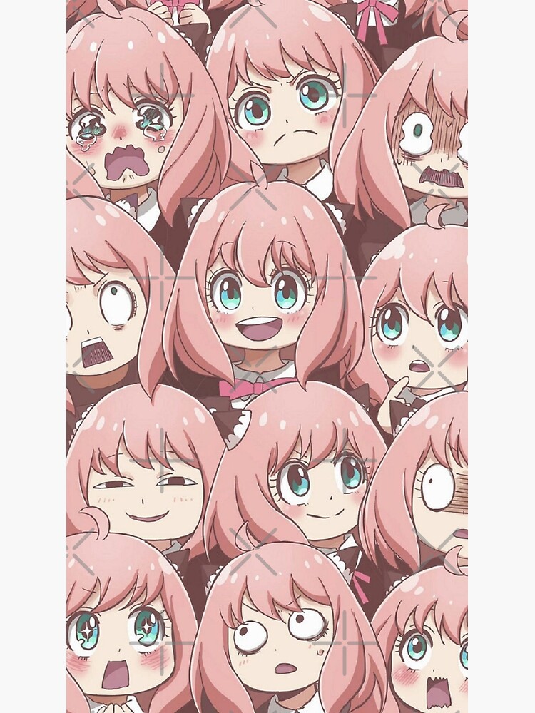 Anya Spy All Expression Poster For Sale By Joshuadunn Redbubble