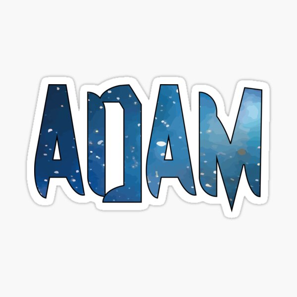 "ADAM Name IV - My name is ADAM - typography name - Galaxy Vibe ...