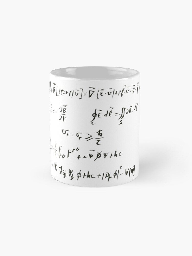 "Lagrangian standard model" Coffee Mug for Sale by DrTigrou | Redbubble