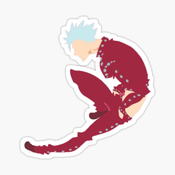 "seven deadly sins - ban" Sticker for Sale by Toropix | Redbubble