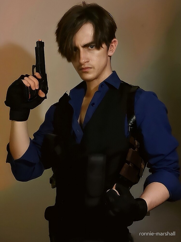 "Leon Kennedy Resident Evil 6 (Cosplay Print #1) " Poster for Sale by ...