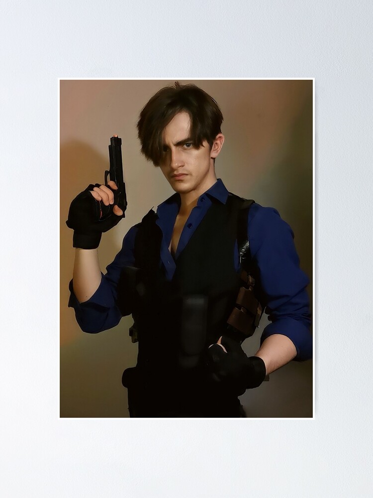 "Leon Kennedy Resident Evil 6 (Cosplay Print #1) " Poster for Sale by ...