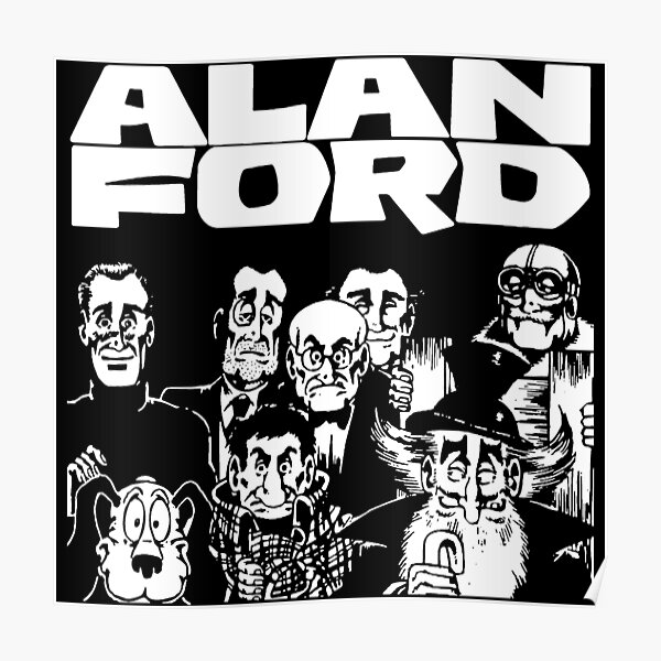"Alan Ford" Poster for Sale by MAX-BUNKER | Redbubble