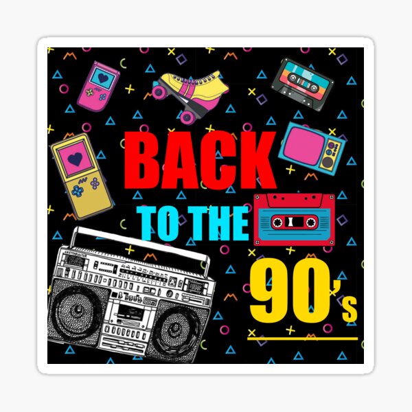 "Vintage 90's" Sticker for Sale by Ilias90 | Redbubble