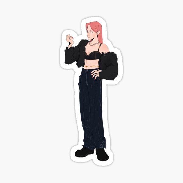 "POSE Kim Lip" Sticker for Sale by eddiiie | Redbubble