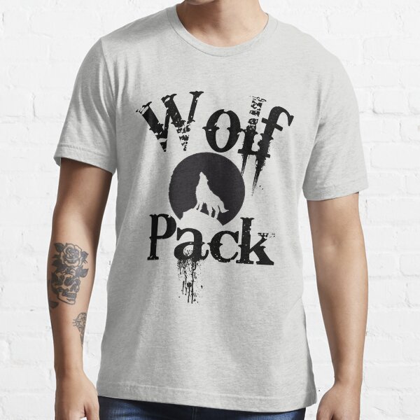 "Wolf Pack" T-shirt for Sale by silverscreen | Redbubble | wolf t ...