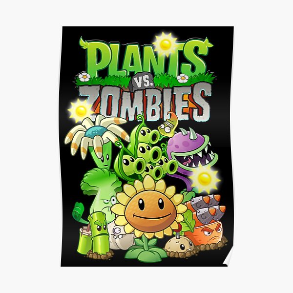 "Plants VS Zombies" Poster for Sale by skywraith | Redbubble