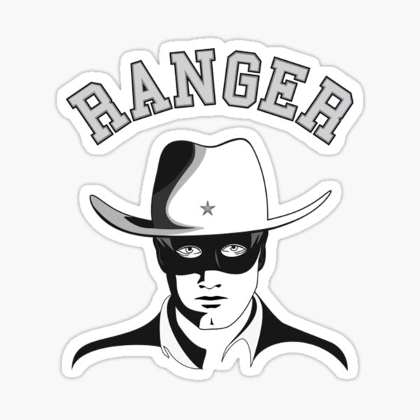 "Lone Ranger" Sticker for Sale by LCDuffey | Redbubble
