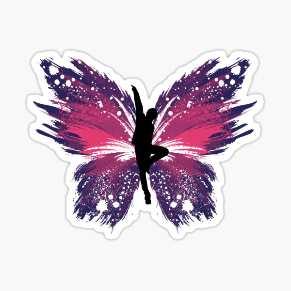 "Butterfly Wings" Sticker for Sale by solarwind559 | Redbubble