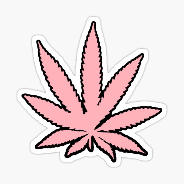 Cute Pot Leaf Stickers | Redbubble