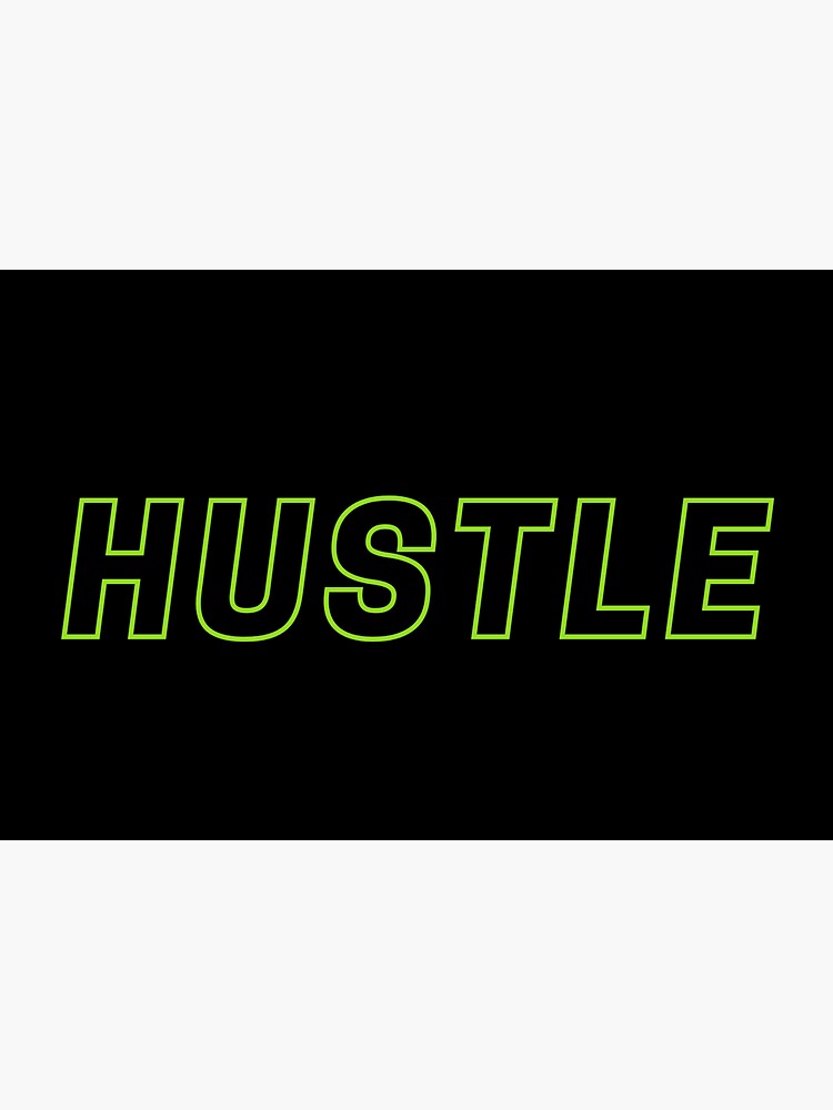 "Hustle" Sticker for Sale by makenkossapo92 | Redbubble