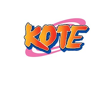 "Kote logo design " Sticker for Sale by koteoner | Redbubble