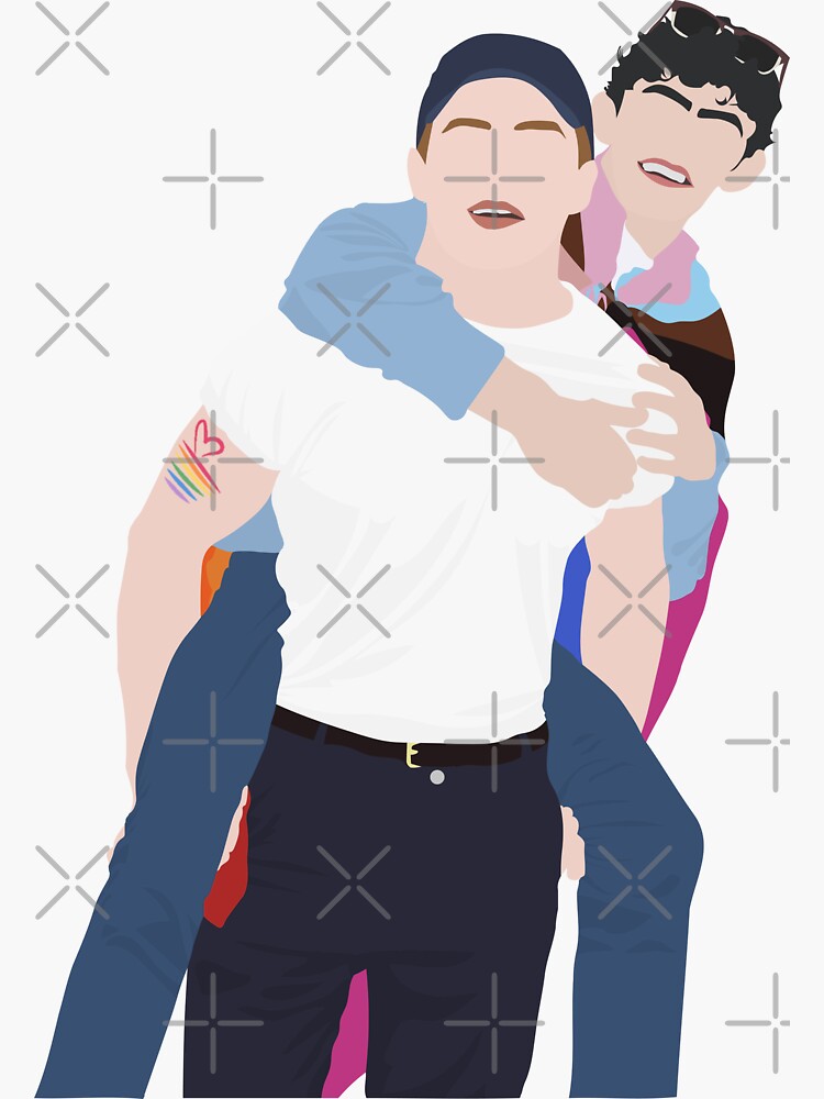 "kit and joe, london pride 2022" Sticker for Sale by Pinu92 | Redbubble