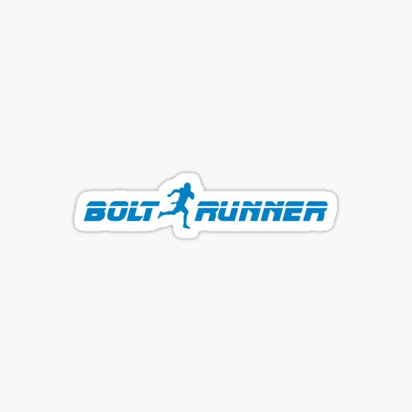 "Bolt Runner" Sticker for Sale by Jaymesss | Redbubble
