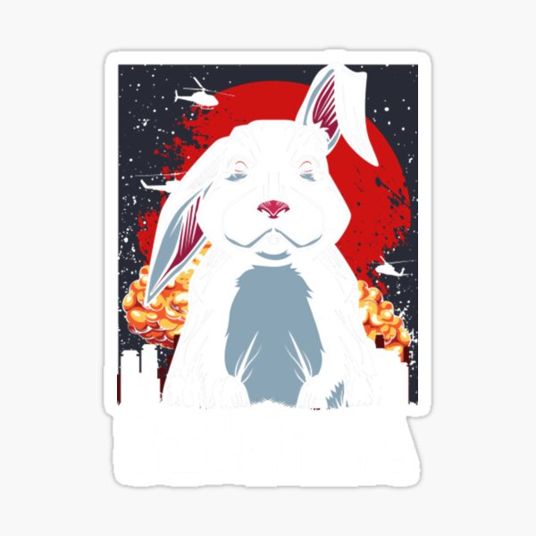 "Bunny T-ShirtBunny - Bunzilla Funny Japanese Movie Monster Rabbit ...